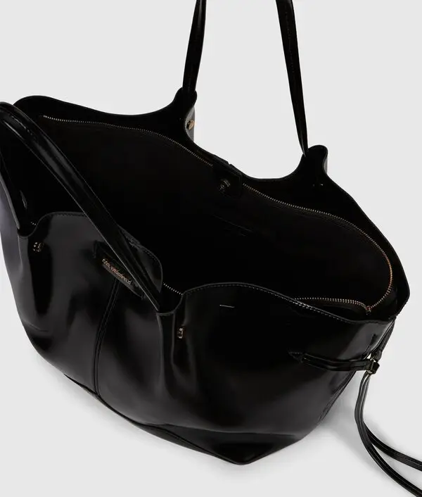 Karl Lagerfeld K/pierced Large Shiny Tote Bag