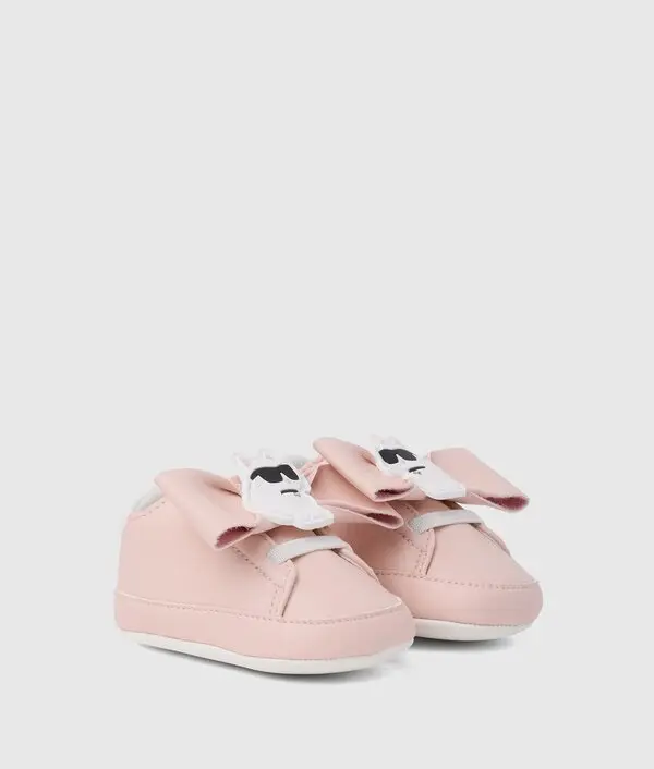 Karl Lagerfeld Baby Ikon Choupette Bow Sneakers