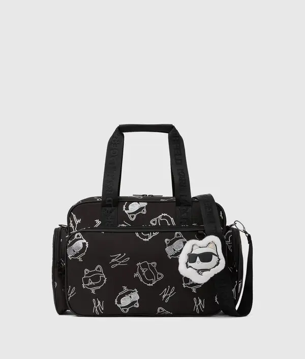 Karl Lagerfeld Baby Ikon Choupette Diaper Bag - Black