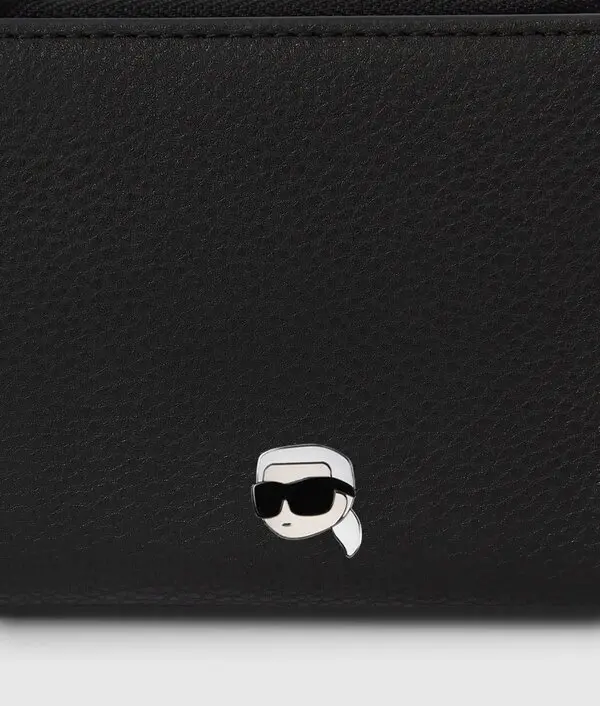 Karl Lagerfeld Ikon Pebble Small Bifold Wallet