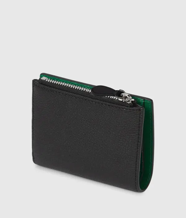 Karl Lagerfeld Ikon Pebble Small Bifold Wallet