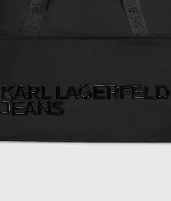 KL JEANS Logo Nylon Gym Bag