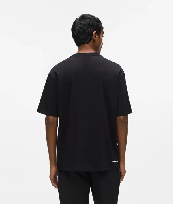 Karl Lagerfeld Ikon Karl Bold Graphic T-shirt