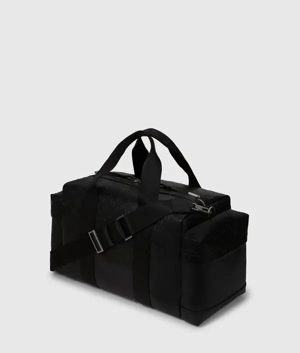 Karl Lagerfeld K/monogram Perforated Weekender Bag