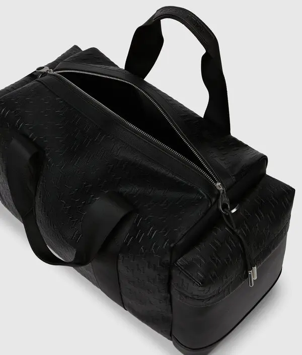 Karl Lagerfeld K/monogram Perforated Weekender Bag