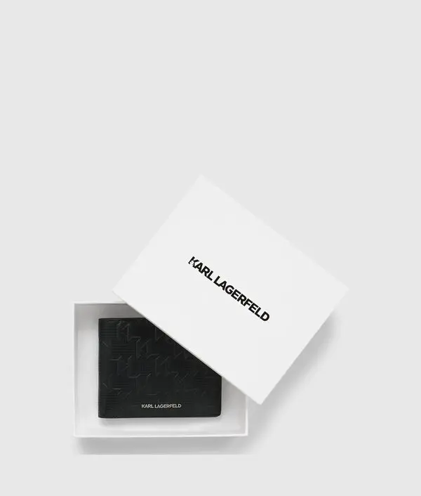 Karl Lagerfeld K/monogram Perforated Wallet