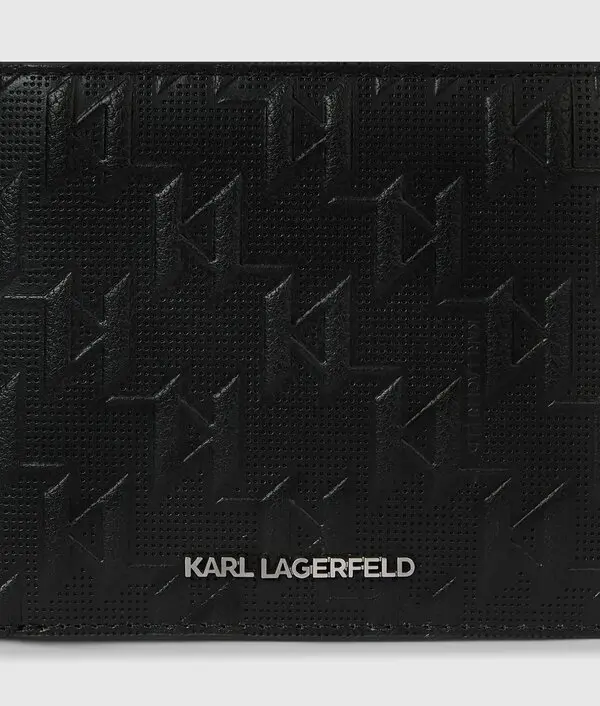 Karl Lagerfeld K/monogram Perforated Wallet