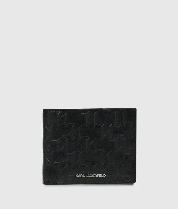Karl Lagerfeld K/monogram Perforated Wallet