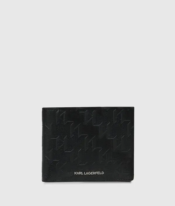 Karl Lagerfeld K/monogram Perforated Wallet
