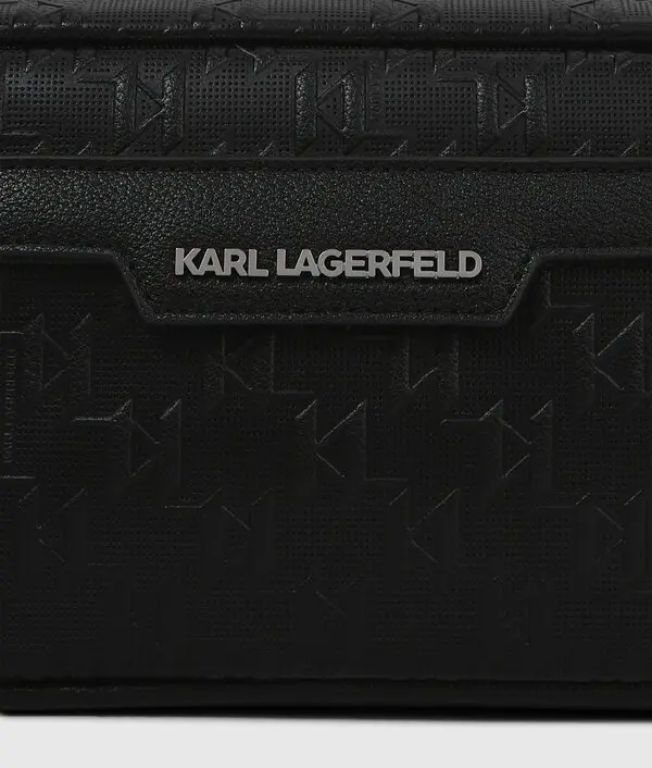 Karl Lagerfeld K/monogram Perforated Crossbody Bag