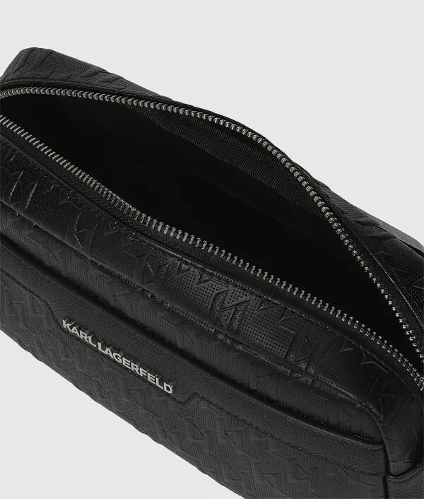 Karl Lagerfeld K/monogram Perforated Crossbody Bag