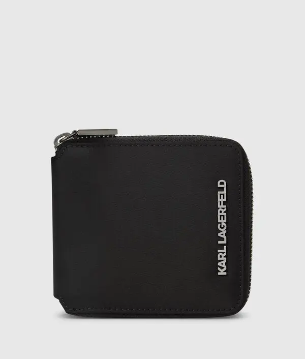 Karl Lagerfeld K/nylon Logo Pin Wallet