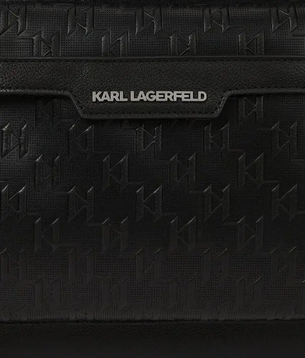 Karl Lagerfeld K/monogram Perforated Backpack
