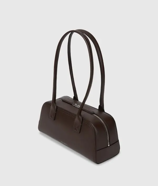 Karl Lagerfeld K/daily Small Elongated Shoulder Bag - Tobacco