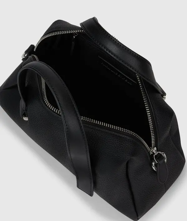 Karl Lagerfeld Ikon Pebble Small Charm Satchel Bag