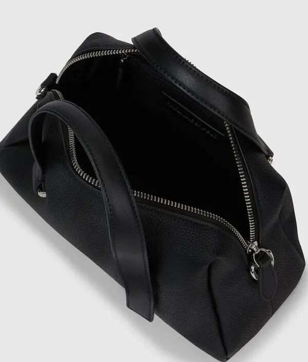 Karl Lagerfeld Ikon Pebble Small Charm Satchel Bag