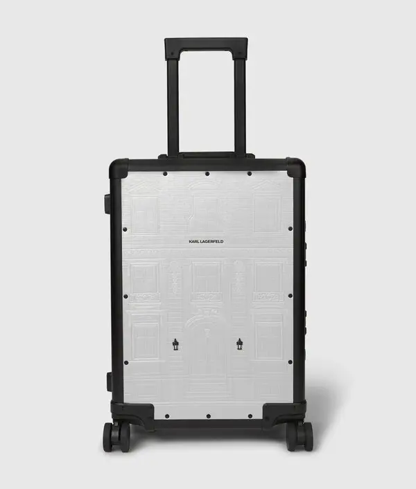 Karl Lagerfeld Rue St-guillaume Metallic Trolley Bag