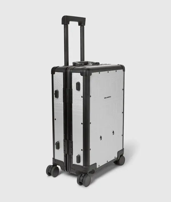 Karl Lagerfeld Rue St-guillaume Metallic Trolley Bag