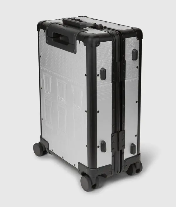 Karl Lagerfeld Rue St-guillaume Metallic Trolley Bag