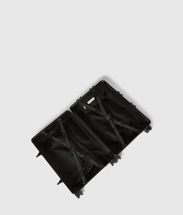 Karl Lagerfeld Rue St-guillaume Metallic Trolley Bag