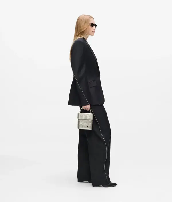 Karl Lagerfeld Rue St-guillaume Metallic Crossbody Bag
