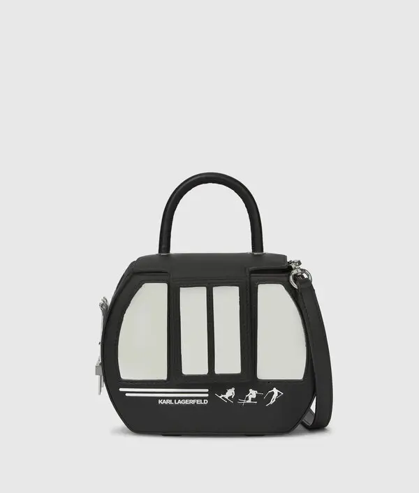 Karl Lagerfeld Ikon Gondola Top Handle Bag - Black