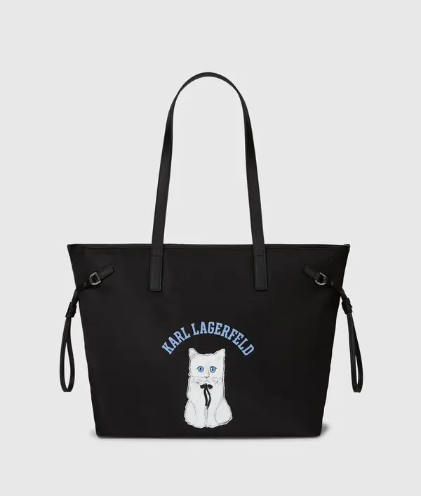 Karl Lagerfeld Ikon Choupette Tote Bag - Black