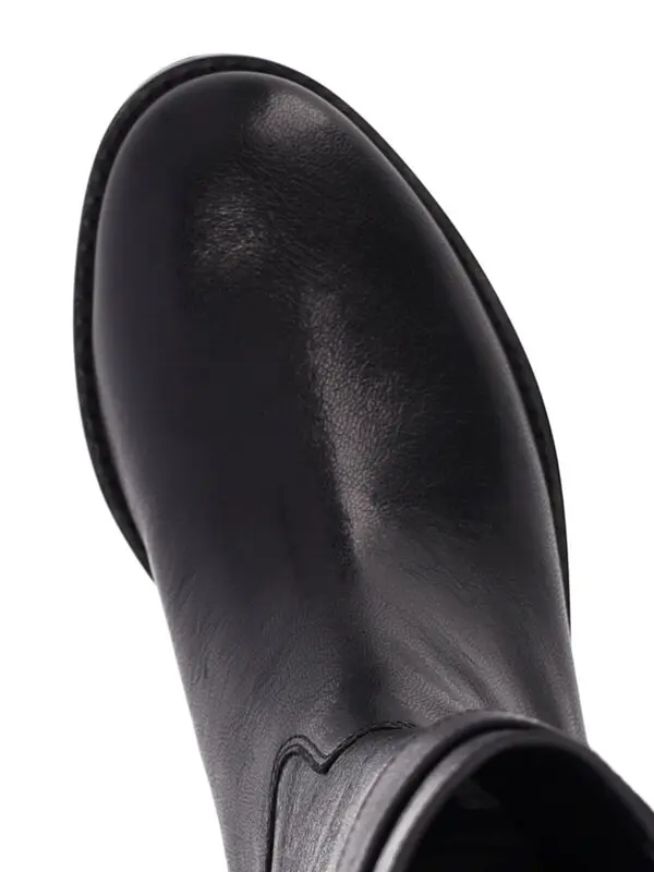 Tory Burch Lock Ridin' Leather Boots