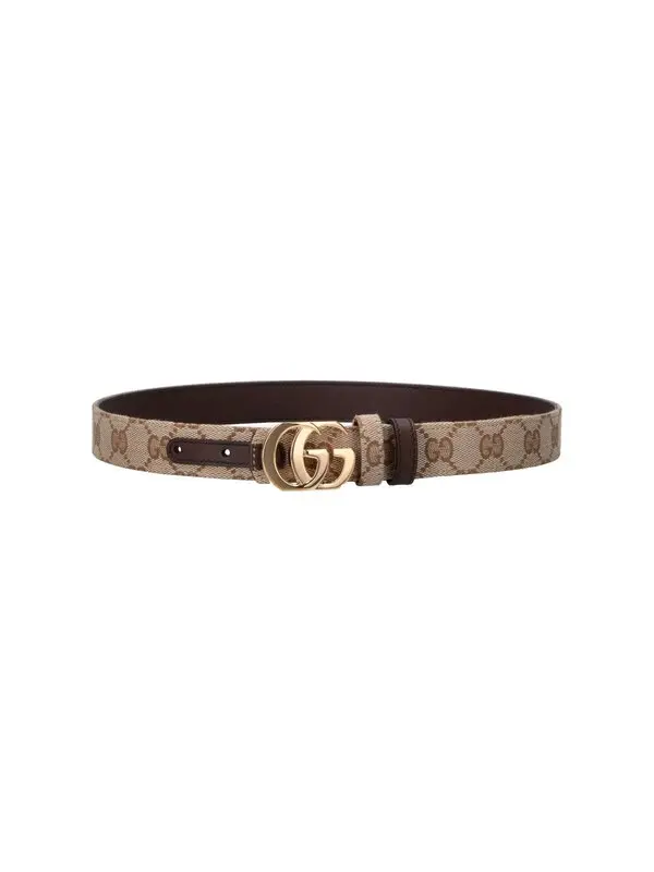 Gucci Cut Gg Marmont Reversible Belt