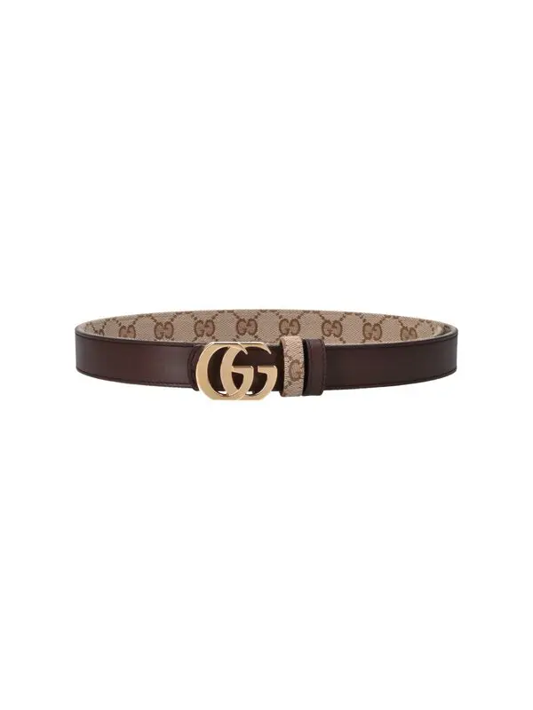 Gucci Cut Gg Marmont Reversible Belt