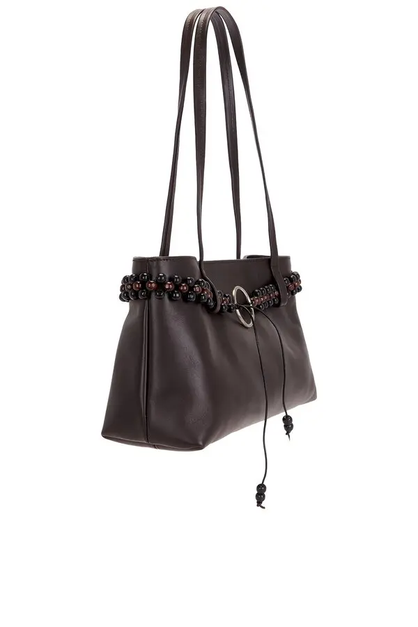 ST. AGNI Bead Belt Detail Bag