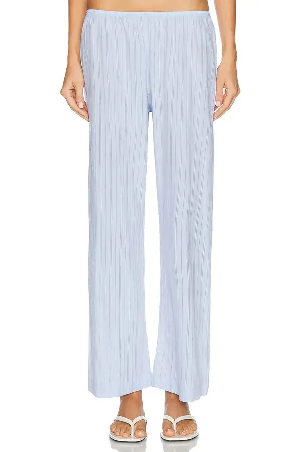 Donni. Eyelet Pop Simple Crop Pant