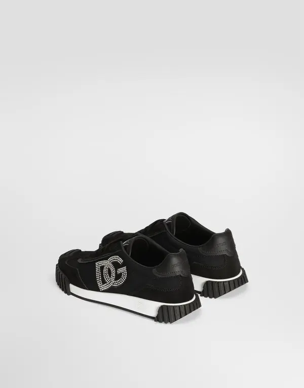 Dolce & Gabbana Dg Athletic Embellished Suede Sneakers