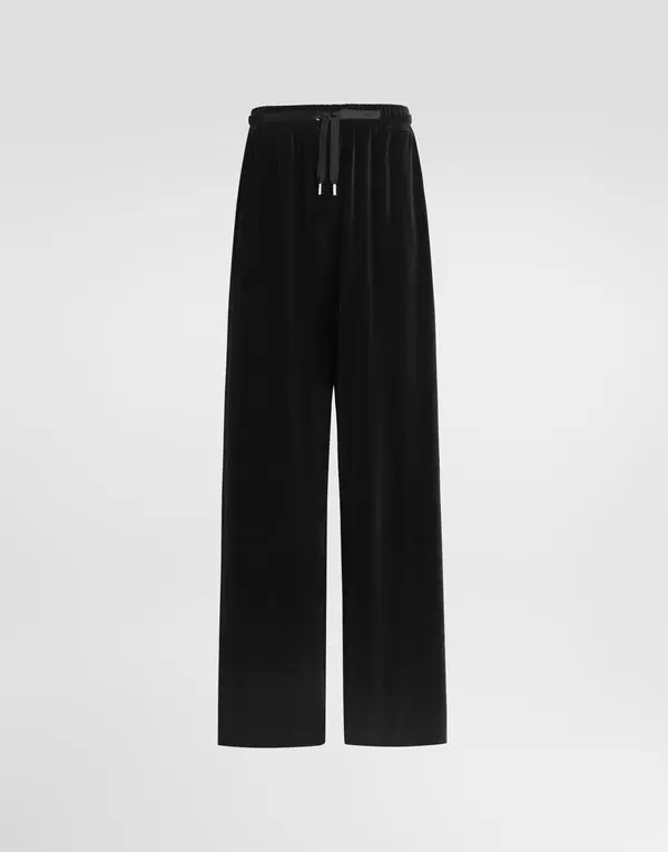 Dolce & Gabbana Chenille Trousers - Black