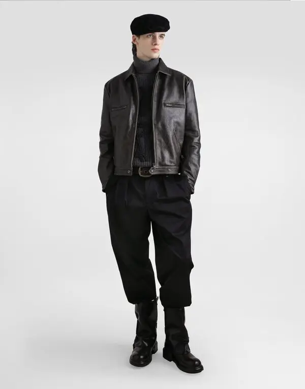 Dolce & Gabbana Wool Turtleneck With Embroidered Logo