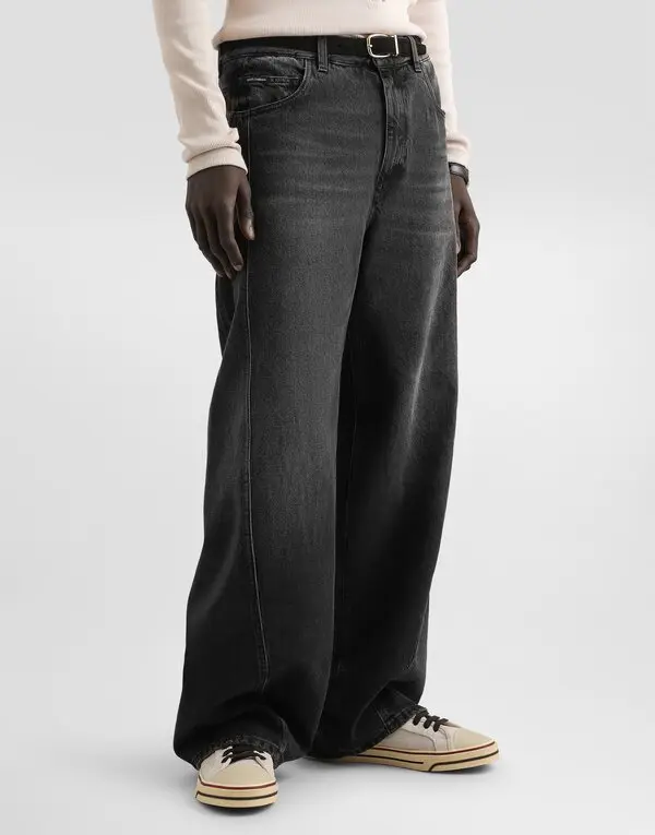 Dolce & Gabbana Oversized Denim Trousers