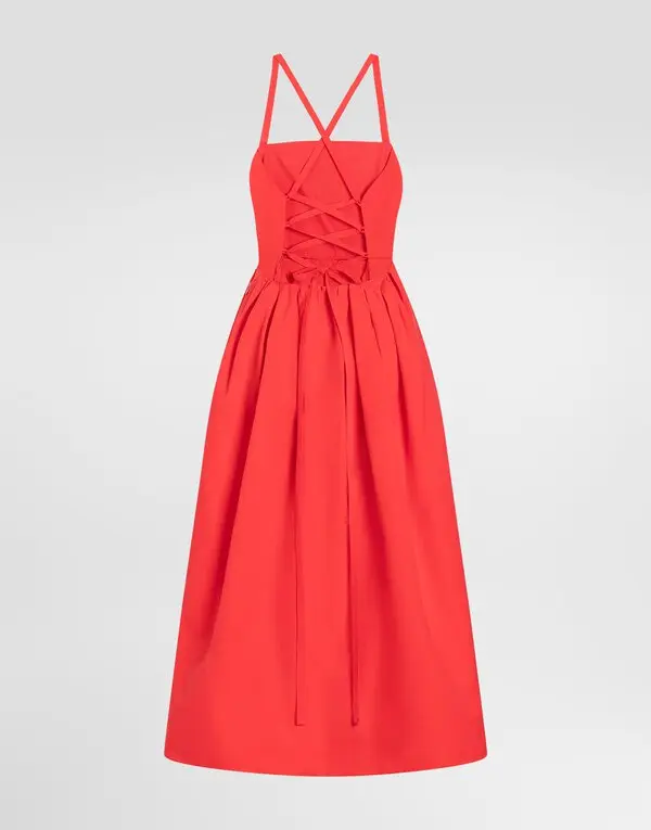 Dolce & Gabbana Short Dress In Cotton