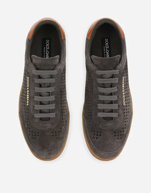 Dolce & Gabbana Suede Saint Tropez Sneakers