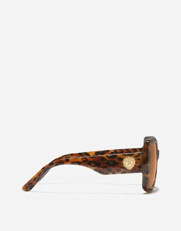 Dolce & Gabbana Havana Leopard Acetate Sunglasses