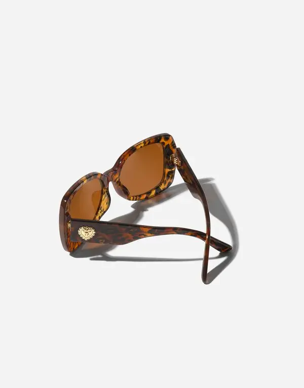 Dolce & Gabbana Havana Leopard Acetate Sunglasses