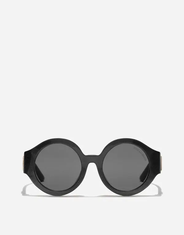 Dolce & Gabbana Acetate Sunglasses - Black/glitter