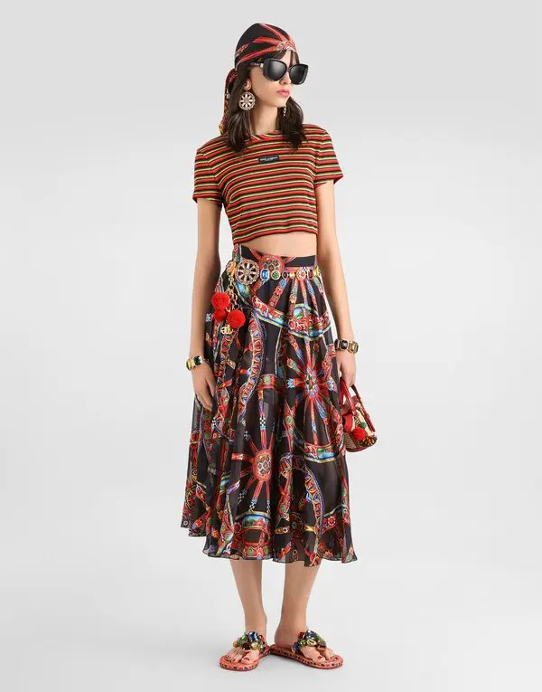 Dolce & Gabbana Striped Jersey T-shirt