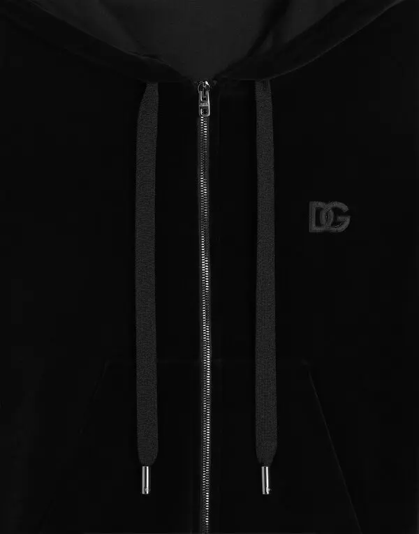 Dolce & Gabbana Chenille Hooded Sweatshirt