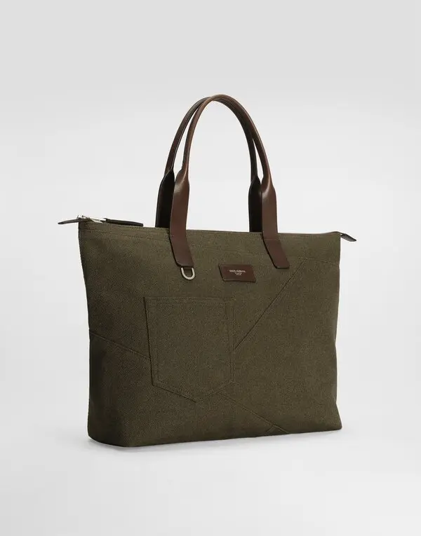 Dolce & Gabbana Adamo Patchwork Shopping Bag