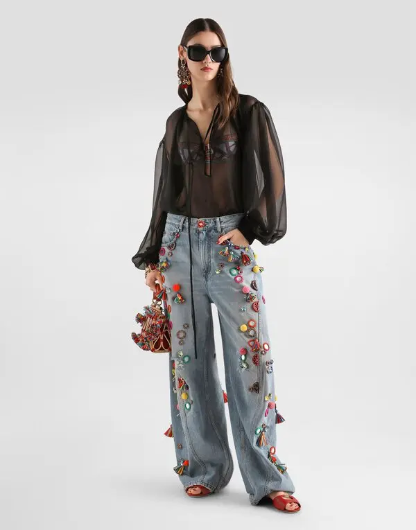 Dolce & Gabbana Silk Chiffon Blouse