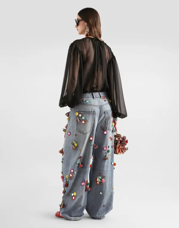 Dolce & Gabbana Silk Chiffon Blouse