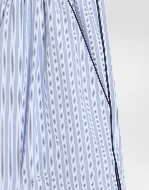 Dolce & Gabbana Striped Poplin Shorts