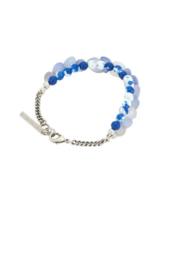 Dries Van Noten Handmade Combination Of Natural Stones Bracelet