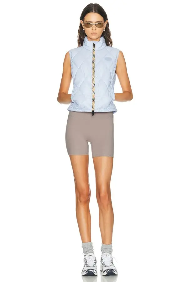 Burberry Cheswick Vest In Blue