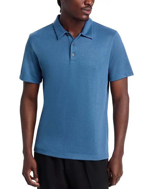 Theory Bron Anemone Jersey Polo Shirt - Bering